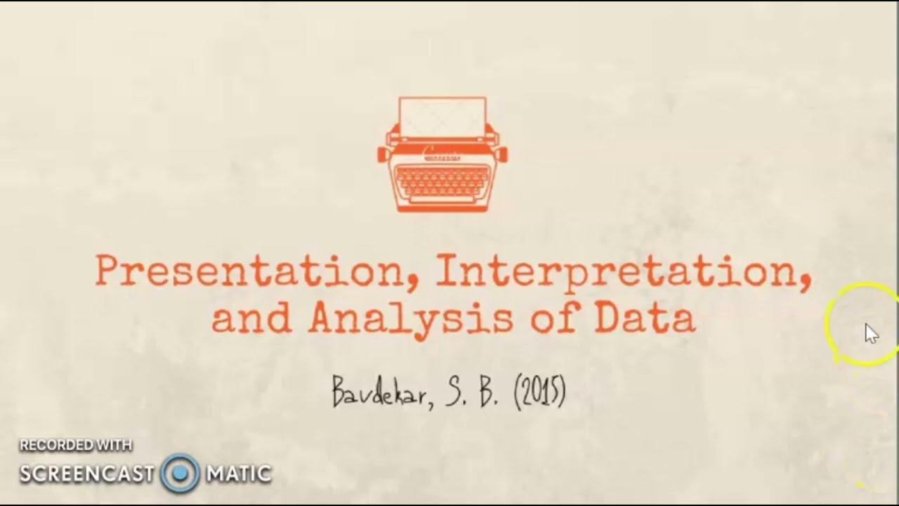 Presentation, Interpretation, and Analysis of Data || Word Works by Shelica