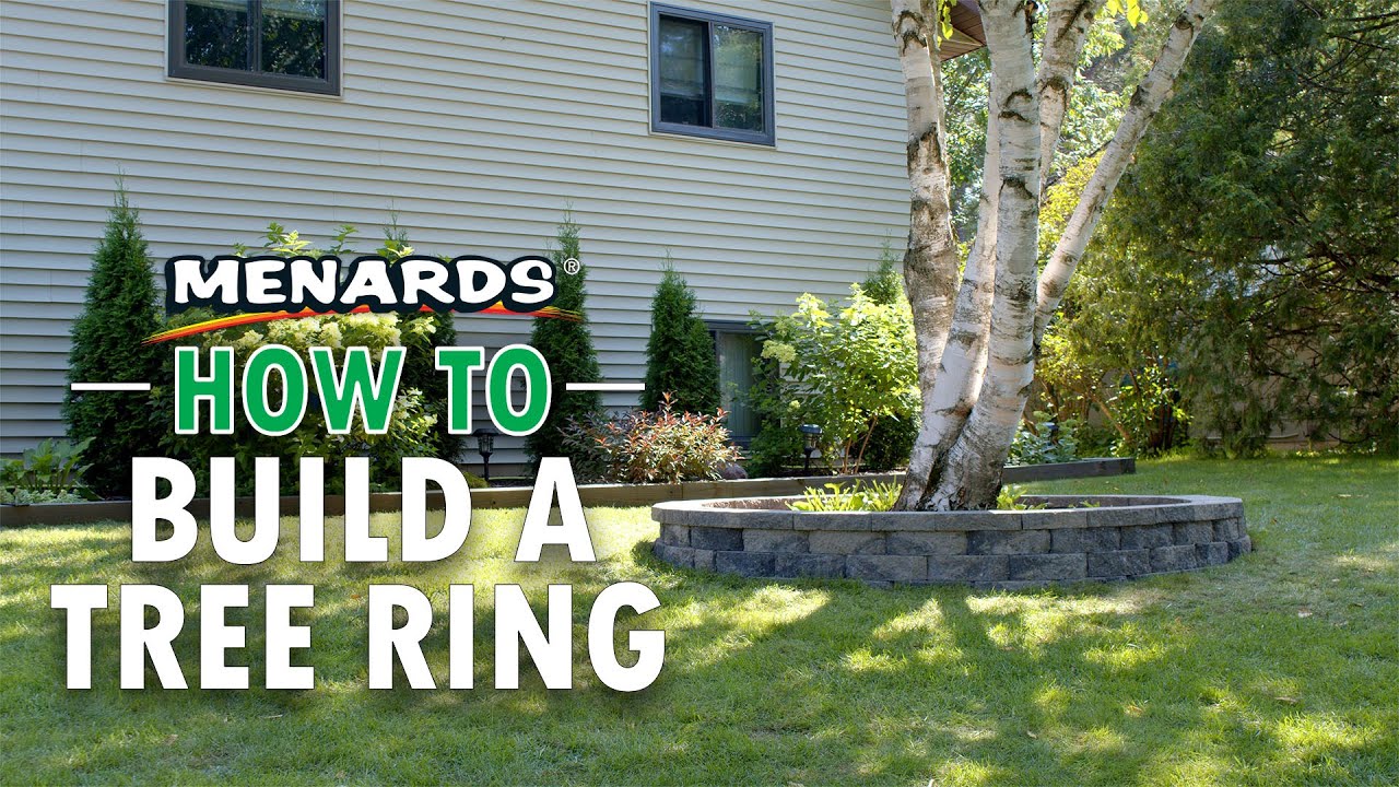 How to Build a Tree Ring with Landscape Blocks | Curb Appeal DIY | Menards