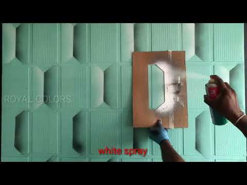 NEW 3D TEXTURE DESIGN//EXTERIOR WALL PUTTY DESIGN// ASIAN PAINTS WALL TEXTURE DESIGN