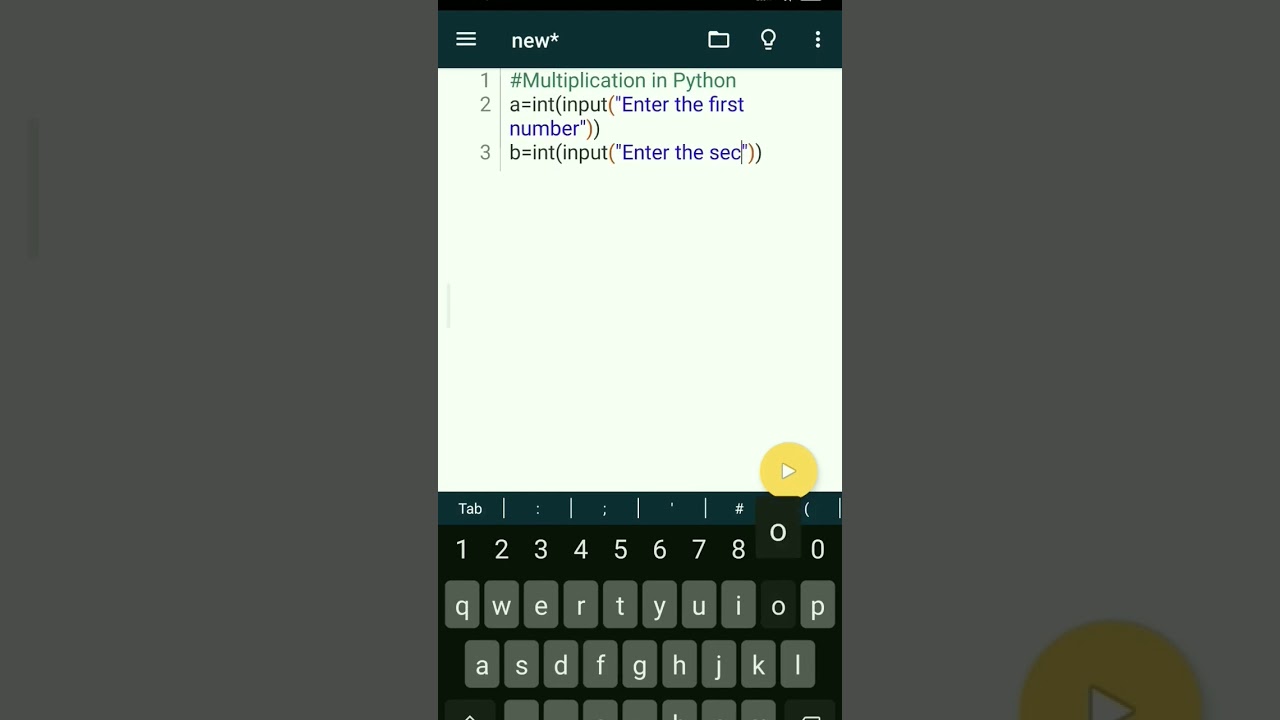 Multiplication in python #coding #pythontricks #pythontutorial #math
