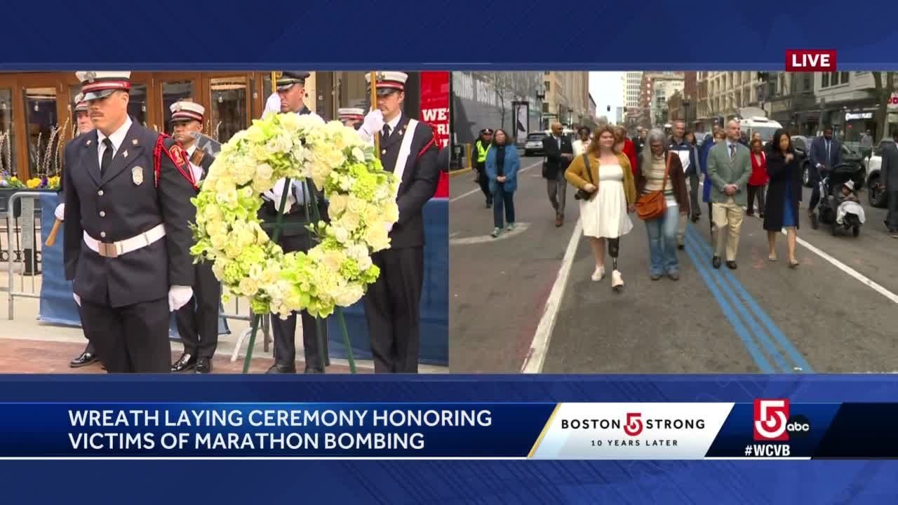 One Boston Day: Solemn memorial along Boylston Street