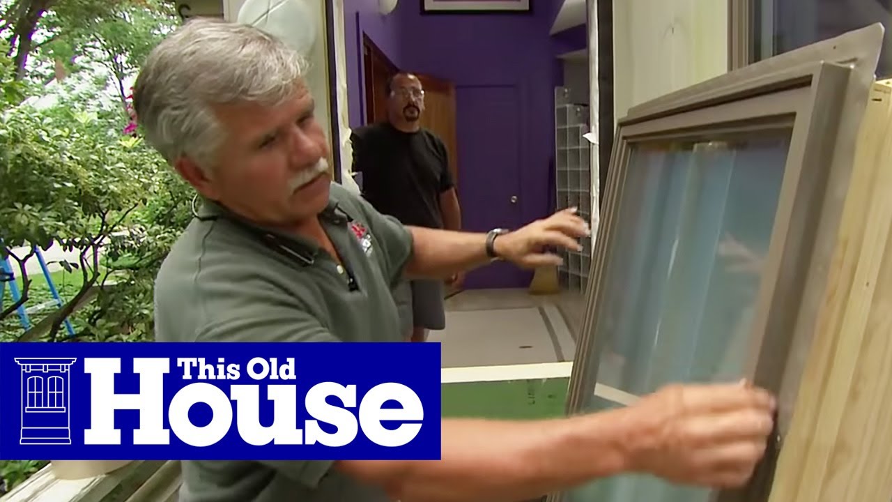 How to Replace a Door With a Window | This Old House