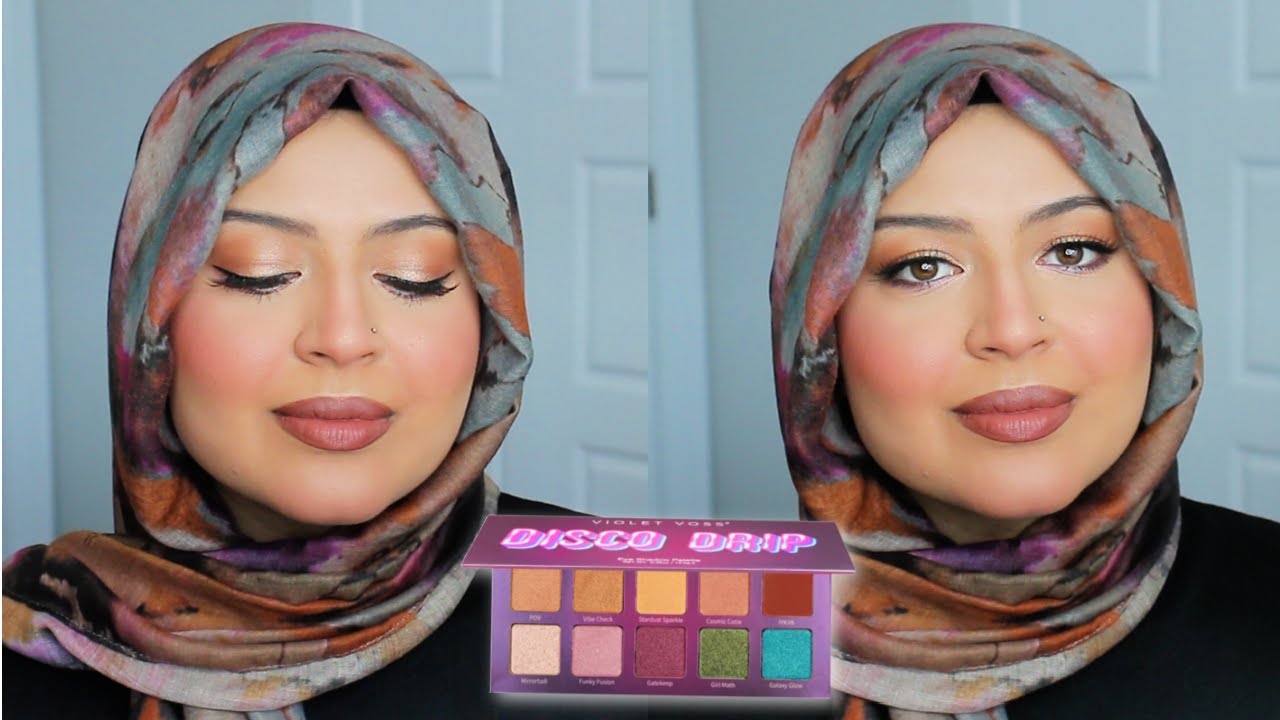 SOFT GLAM EID MAKEUP USING THE *NEW* VIOLET VOSS DISCO DRIP EYESHADOW PALETTE