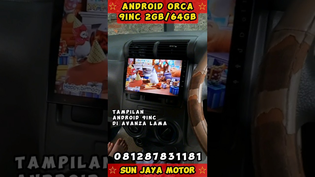 headunit android orca 9inc 2/64 toyota avanza #headunitandroid #androidmurah