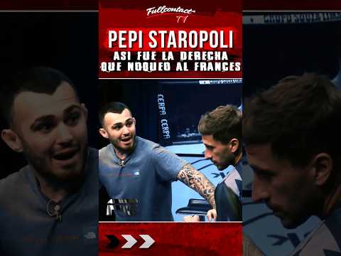 🥊ASÍ FUE LA DERECHA QUE NOQUEÓ AL FRANCÉS con LAUREANO STAROPOLI | MMA | Full Contact TV #shorts