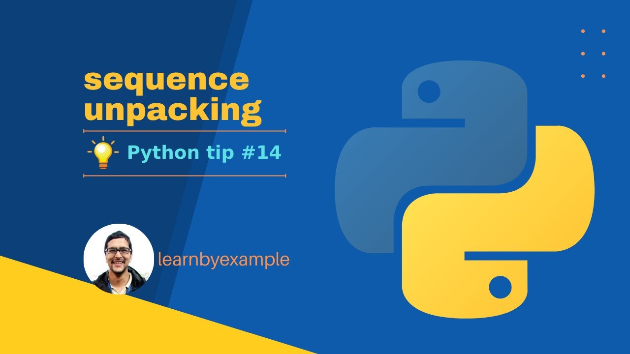 Python tip 14: sequence unpacking