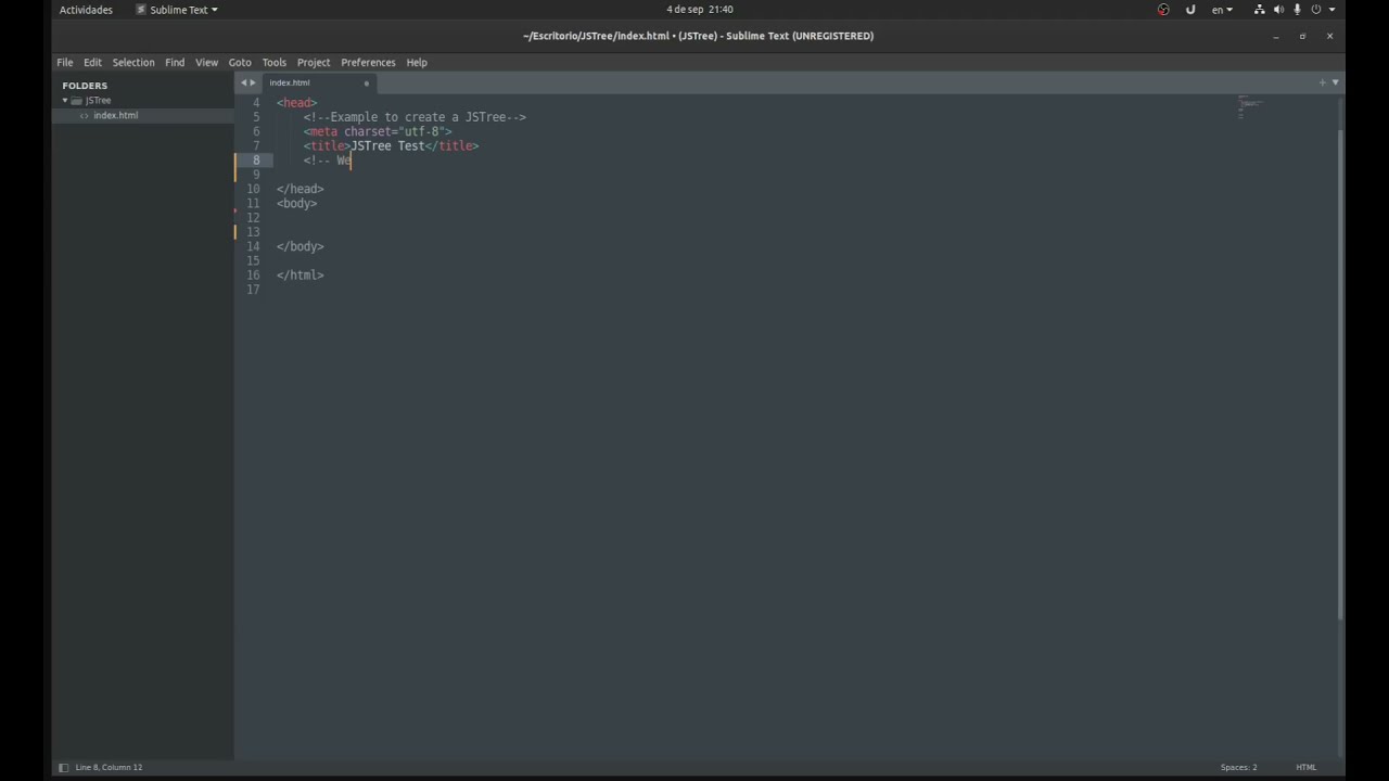 How to create a TreeVIew with HTML and JavaScript