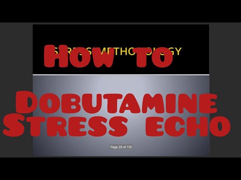 How to dobutamine stress echocardiogram #stressecho #dobutamineecho #cardiacstresstest #dse