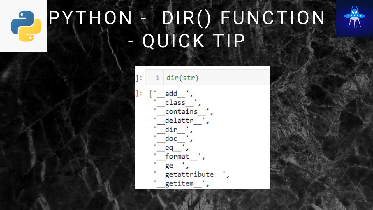 Python | dir() function | Quick Tip
