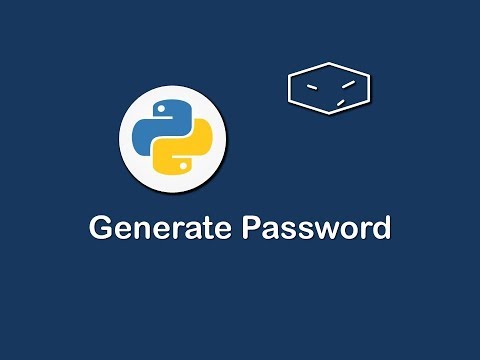 Learn generate password in python - Mind Luster