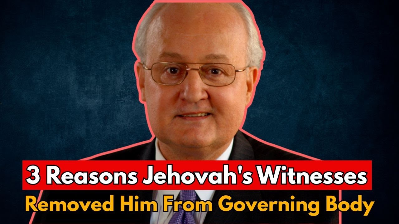 EXPOSED: Why Jehovah's Witnesses Removed Anthony Morris  From Governing Body.