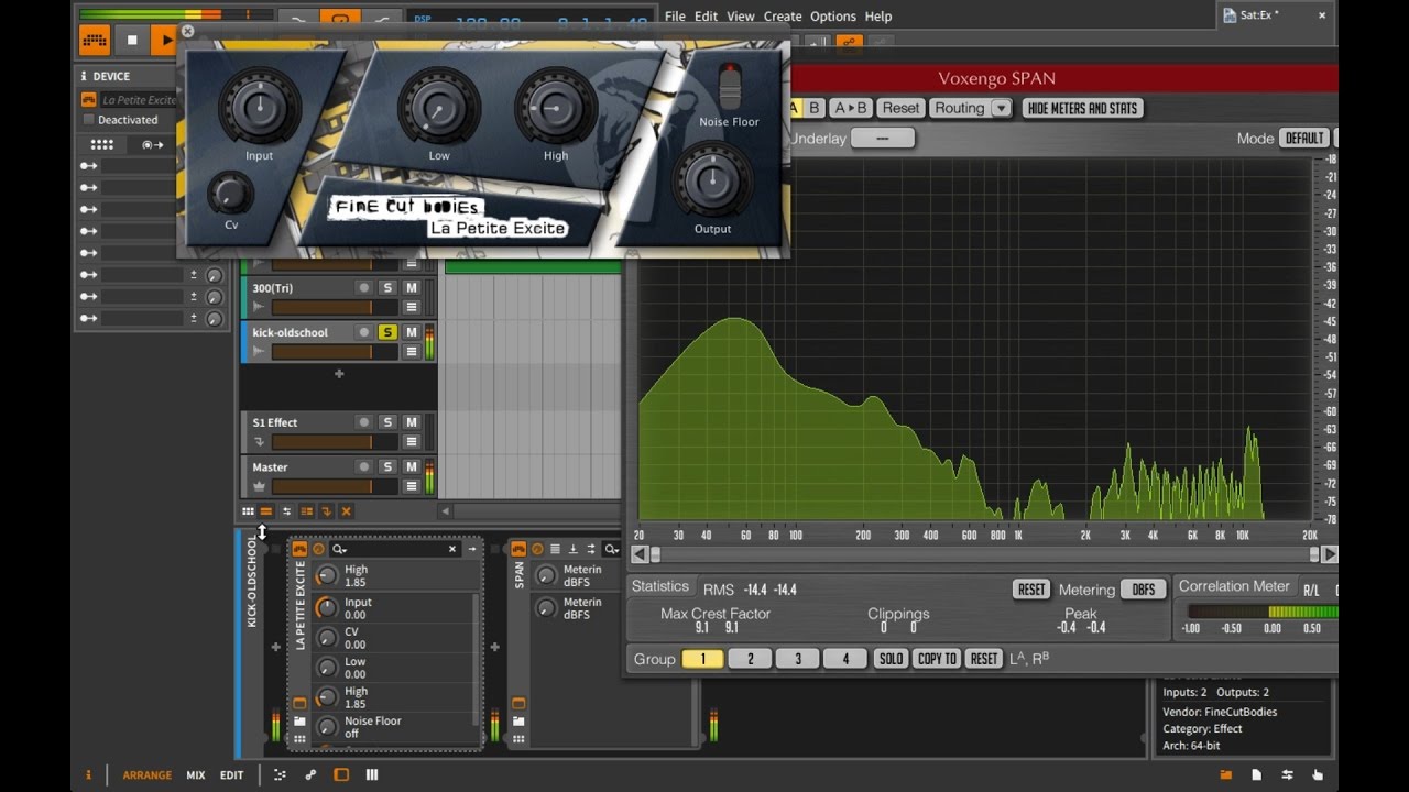 Mix Saturation and Excitation