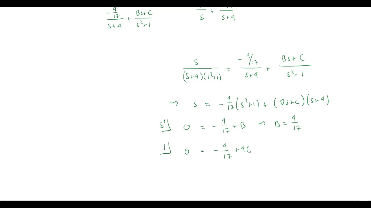 Another Initial Value Problem Solved with the Laplace Transform, Quiz 6 Problem 3