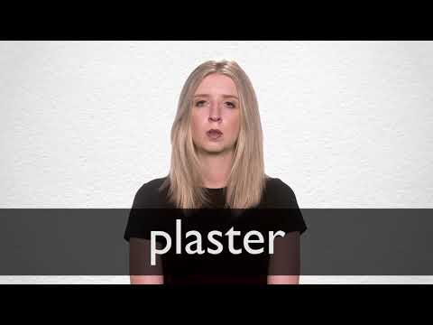 PLASTER definition and meaning | Collins English Dictionary