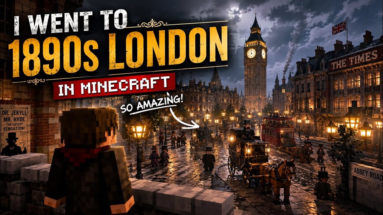 I Traveled to 1890s London in Minecraft!