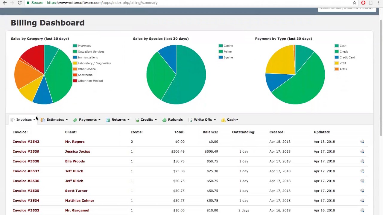 Working with the Billing Module