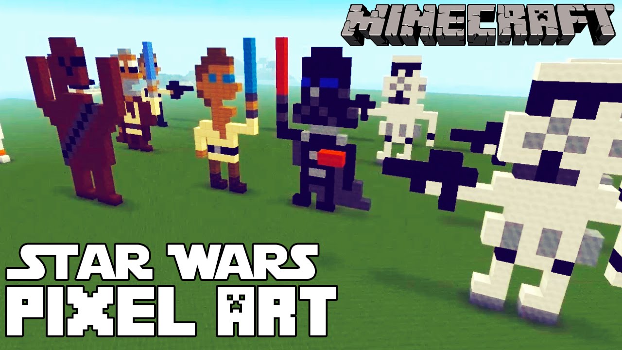 Minecraft Star Wars Pixel Art Templates