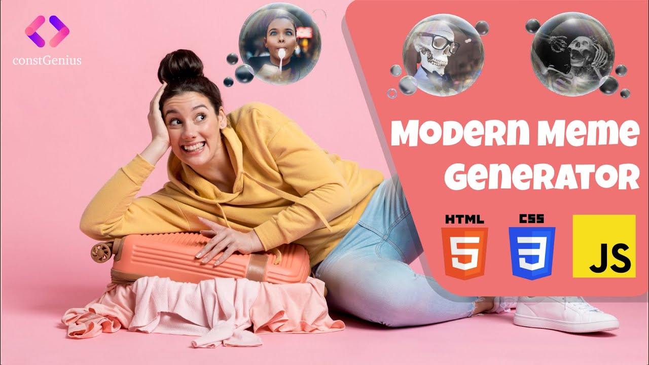 Meme Generator With HTML CSS JavaScript | JavaScript Project
