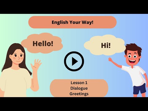 English lesson - Greetings 1