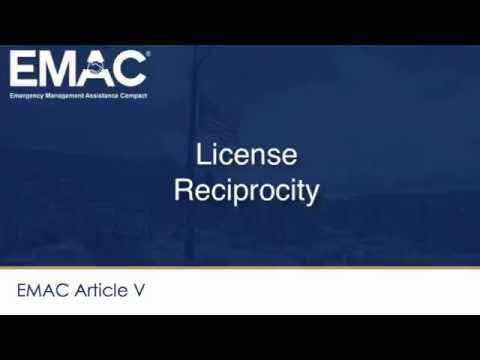 Article V: License Reciprocity