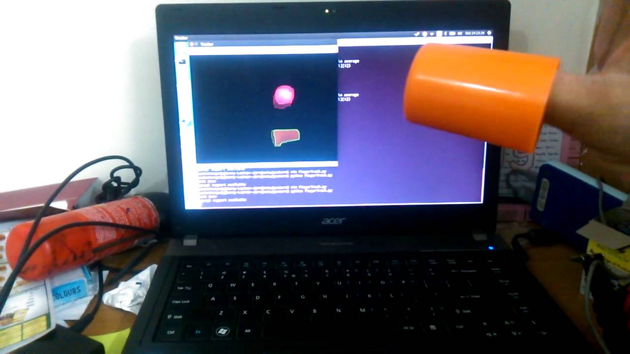 Gesture Recognition using webcam Image Processing