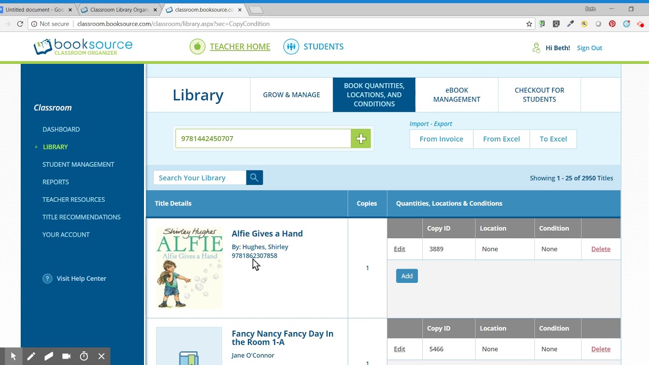 Creating a Classroom Library with Classroom Booksource