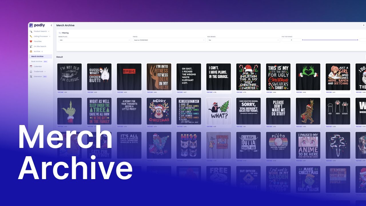 Podly Tutorial :  Archive