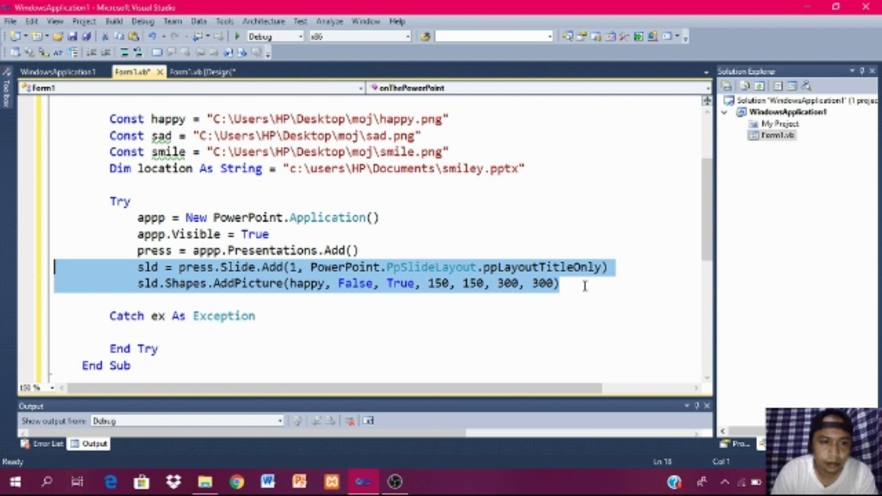 VB.NET to MS PowerPoint || ComProg2