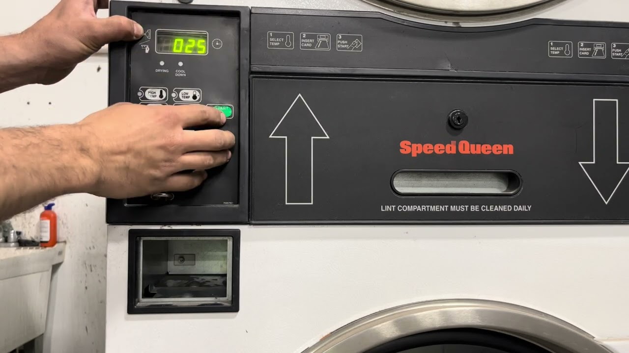 Speed Queen & Hubesch Stack Dryer Programming