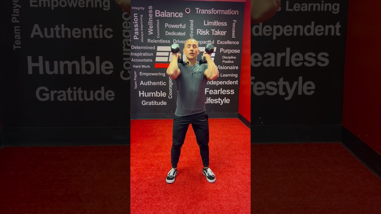 How to do Dumbbell Front Squats!