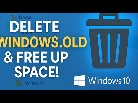 How to Delete Windows old Folder on Windows 10 After Upgrade!