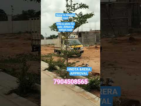 HOSUR to bagalur road villa plots sale