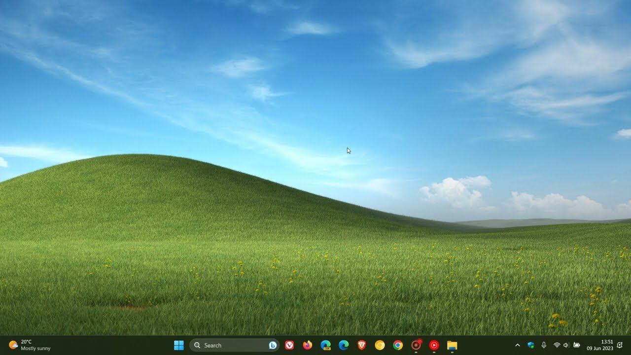 Download Microsoft’s modern 4K version of the Windows XP Bliss wallpaper