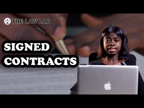 Signed Contracts
