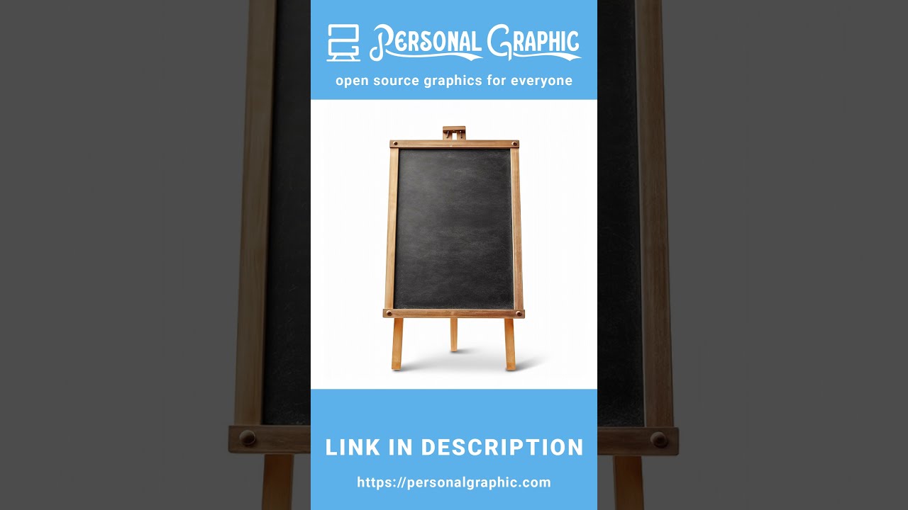 Download Free Blank Menu Blackboard Isolated Background Image. #shorts