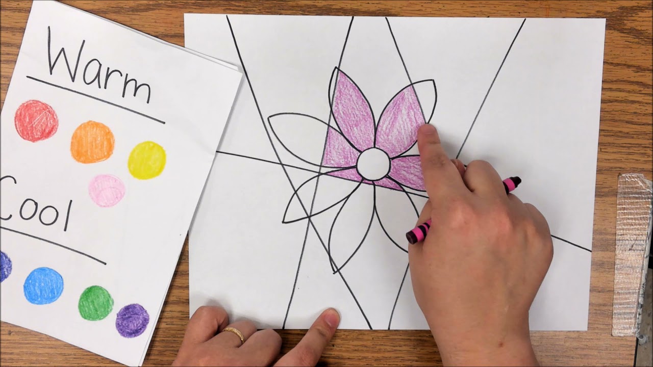 Warm and Cool Romero Britto Flower