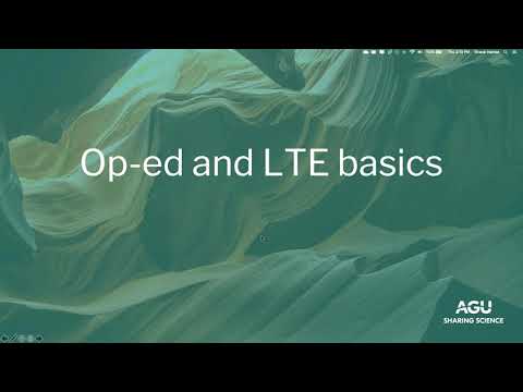 Webinar: Writing an op-ed or letter to the editor