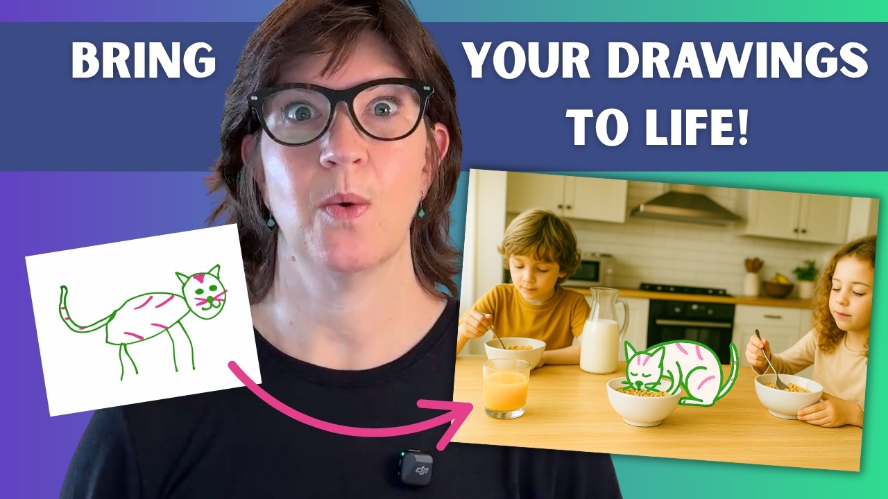Bored Kids? Try This Magical AI Drawing Trick! Create A Story With Your Kids