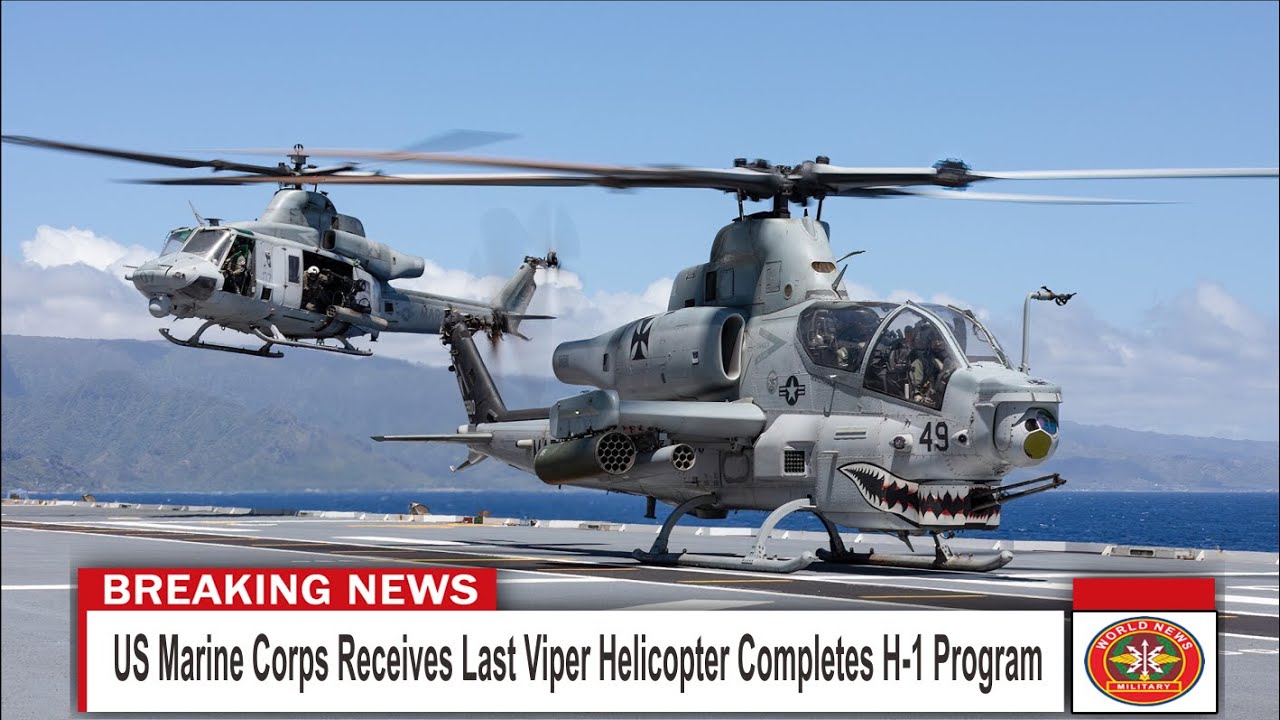 US Marine Corps Receives Last Viper Helicopter Completes H 1 Program