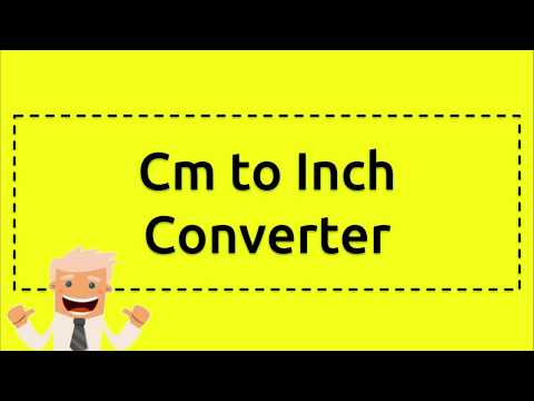 Cm to Inch Converter