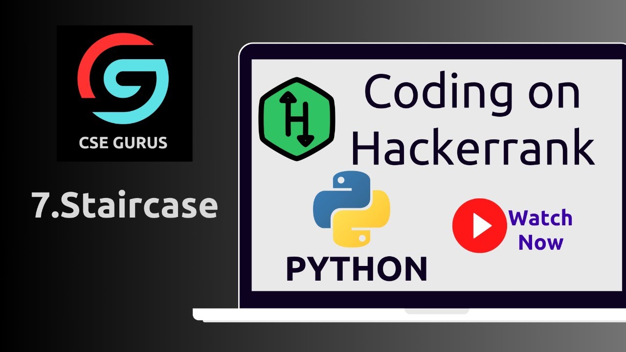 7. Stair case || Hackerrank || Python