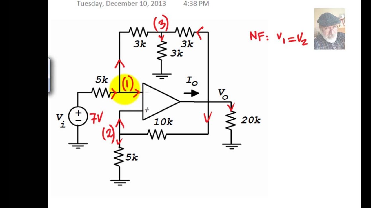 EECE 251 - Op Amps question (#1) of the Sat Dec 7, 2013 final examination.