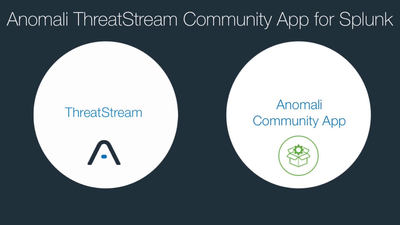 Anomali ThreatStream Community Splunk App