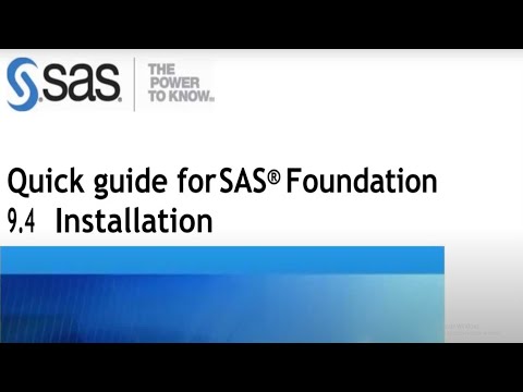 SAS 9 4 Installation