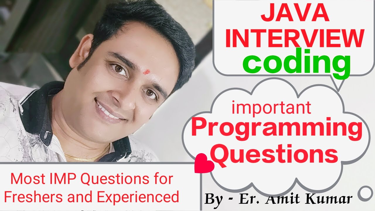 most IMP Java Programming questions for interview 👍👍 #javaprogramming #javacoding #foryou #students