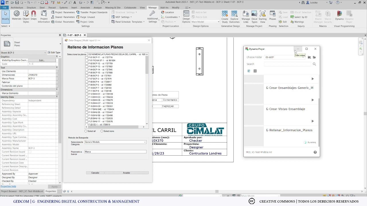 Showcase example of BIM Improvements