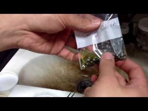 How to oxidize Sterling Silver Findings, Beads, and Jewelry Components with Silver Black Solution