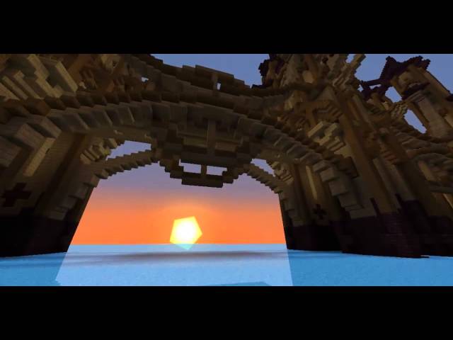 Steampunk bridge in the (Katariawolf style) Minecraft Map