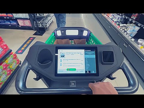 AMAZON FRESH DASH CART IN IRVINE, CA!