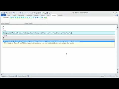 MT in Wordfast Classic v. 6